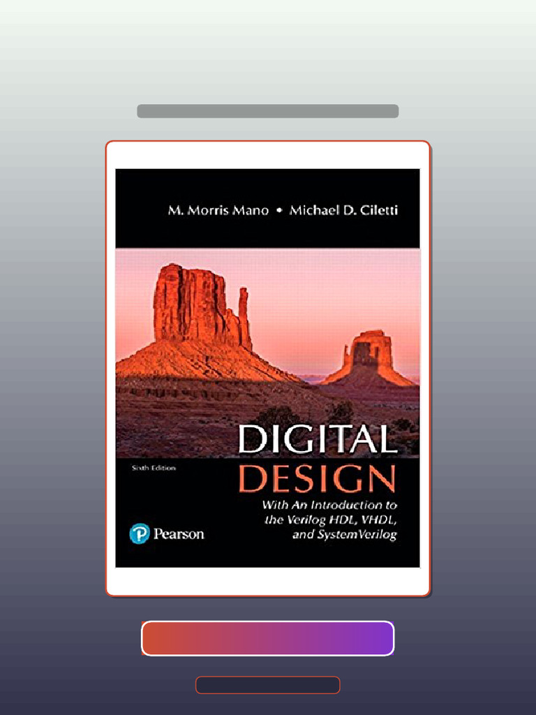 Digital Design With An Introduction To The Verilog Hdl Vhdl And