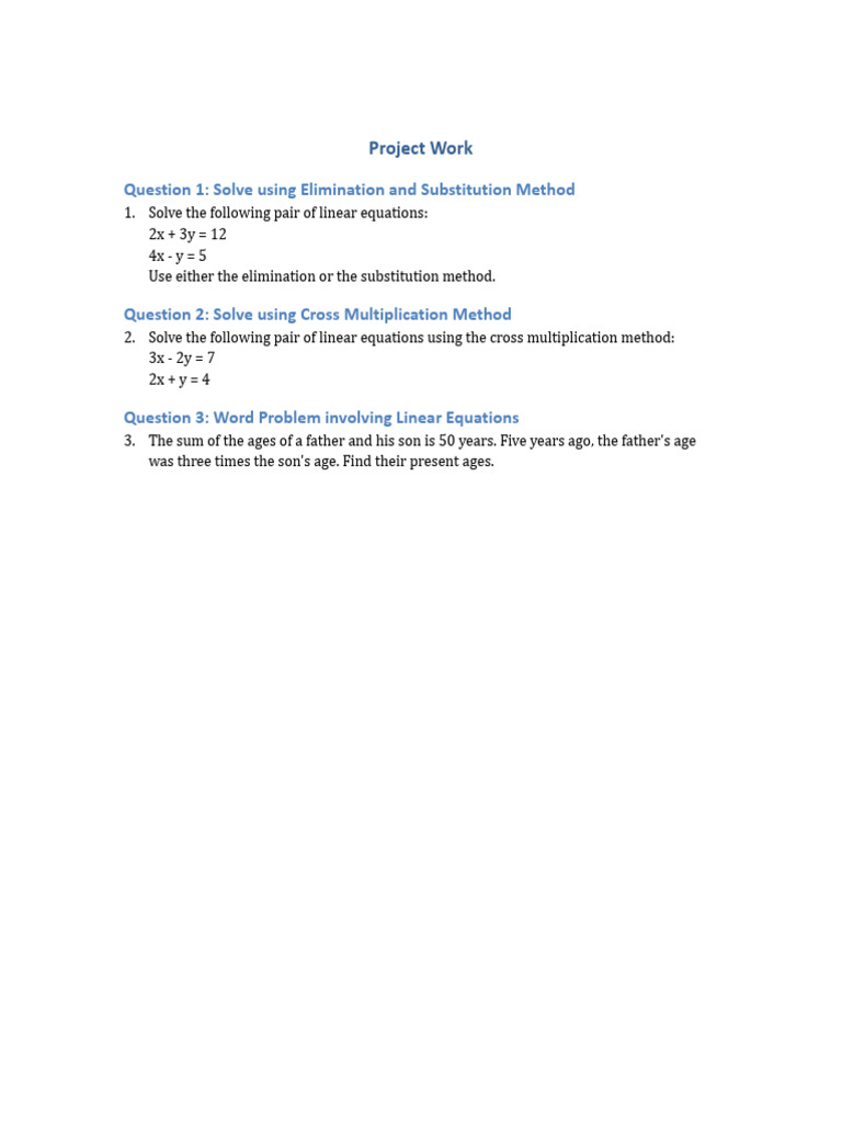 Grade9 Algebra Questions | PDF