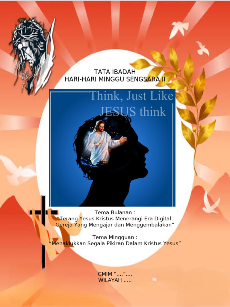 Tata Ibadah Hari Minggu Sengsara II 16 Maret 2025 | PDF