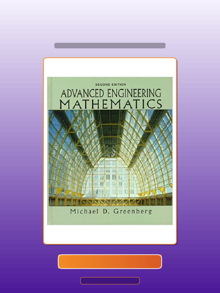 Advanced Engineering Mathematics 2nd Edition by Michael Greenberg | PDF ...