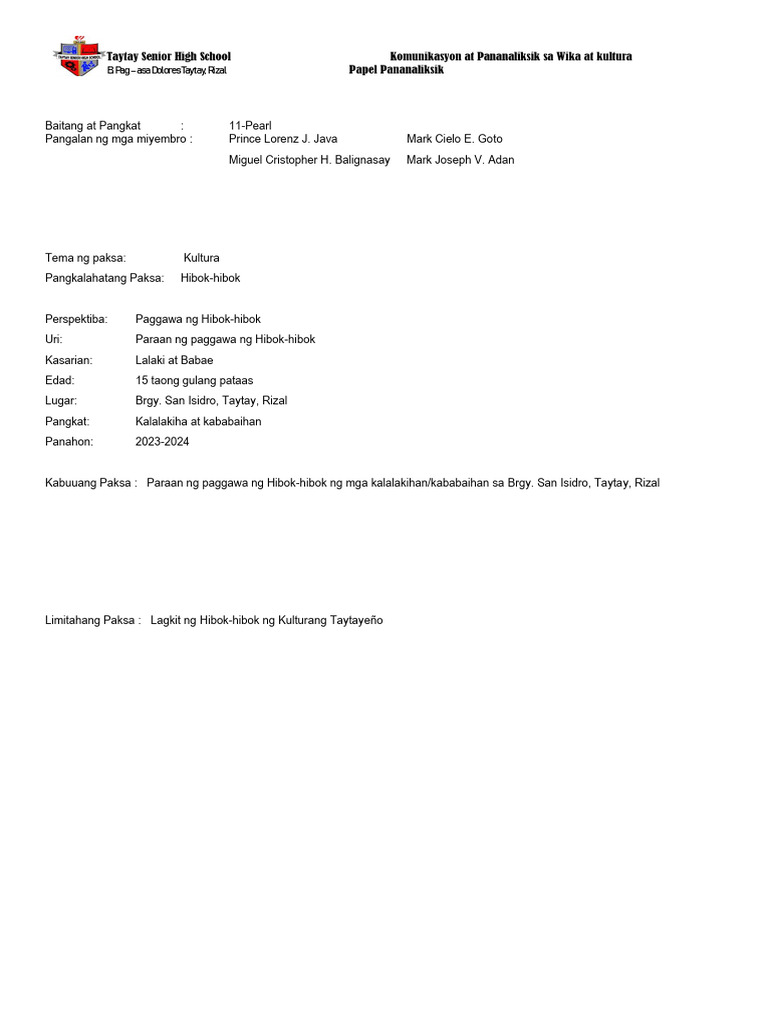 Imrad Templeyt | PDF