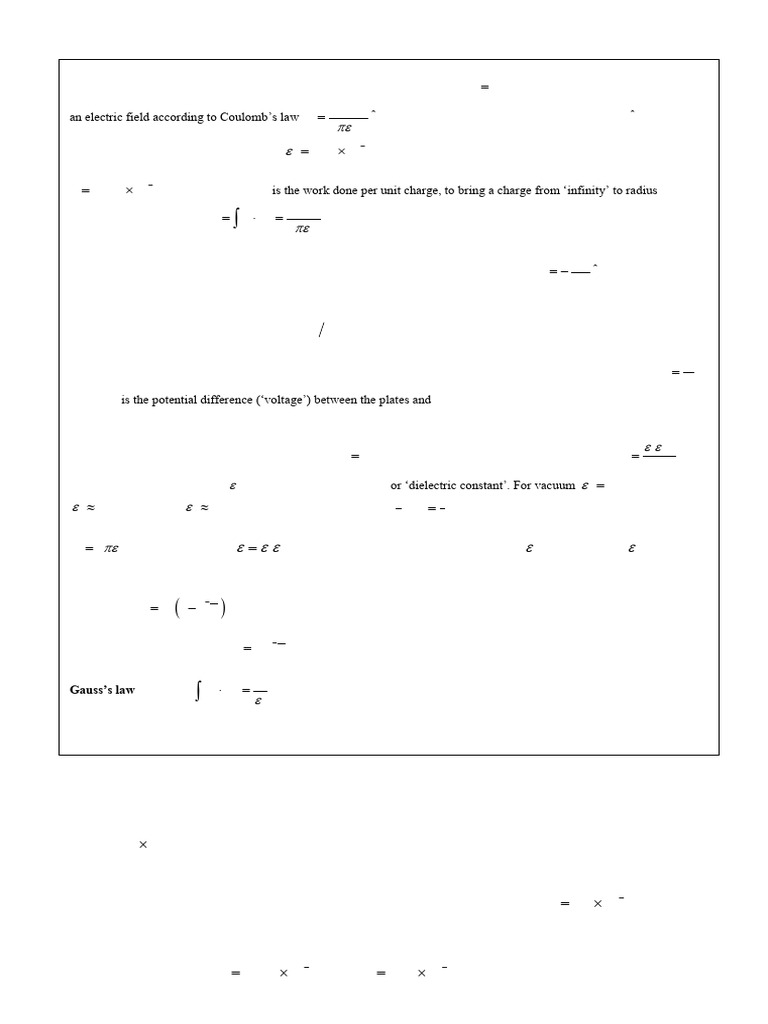 Electrical Fields and Capacitors | PDF | Capacitor | Capacitance