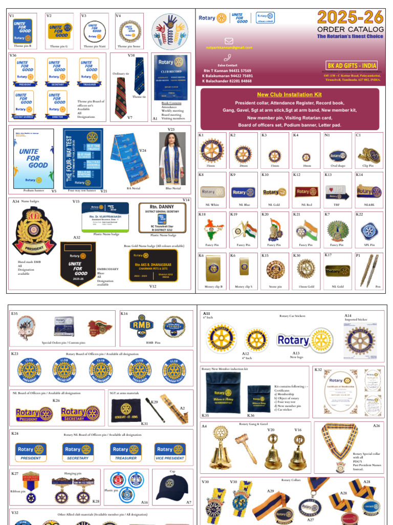 Rotary Theme and Logo 2025-26 Guide | PDF