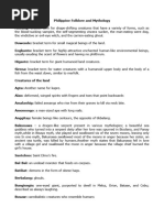Ancient Visayan Deities and Mythical Creatures | PDF | Legendary ...