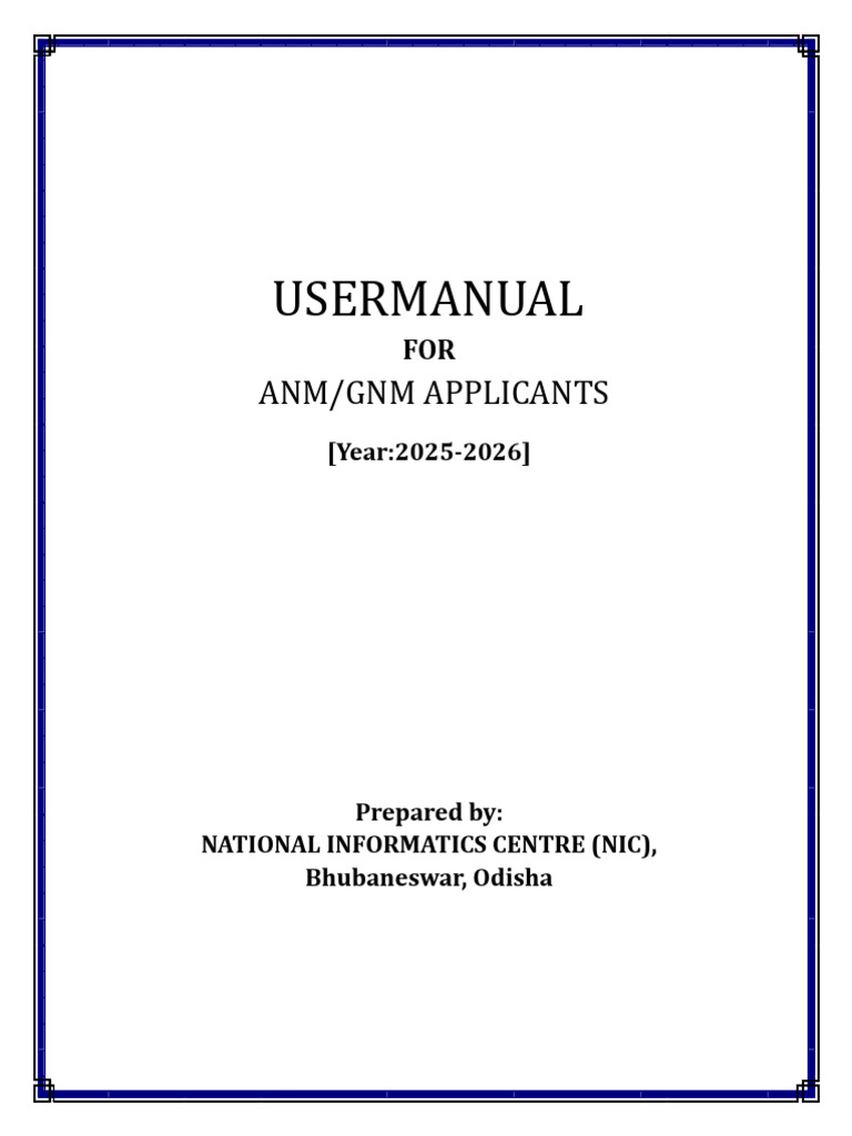 ANM/GNM 2025 Application Guide | PDF | Computing