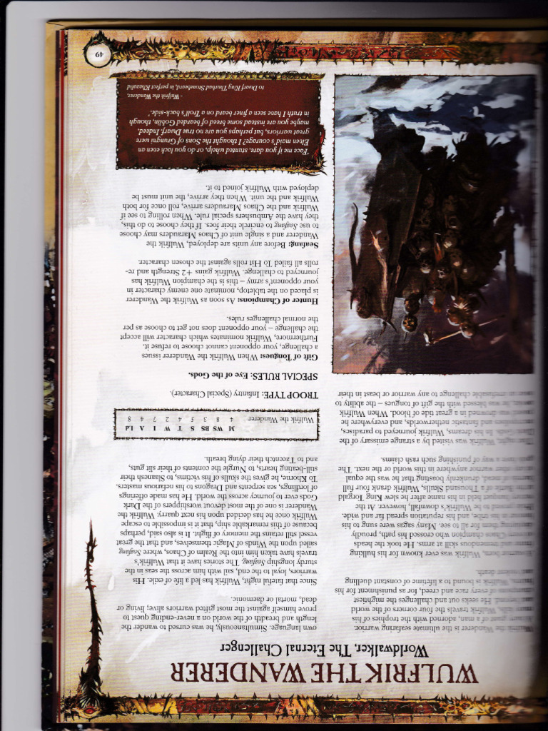 Wulfrik The Wanderer | PDF