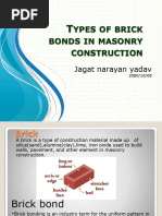 Types of Brick Bonds in Masonry Construction | PDF | Brick | Civil Engineering