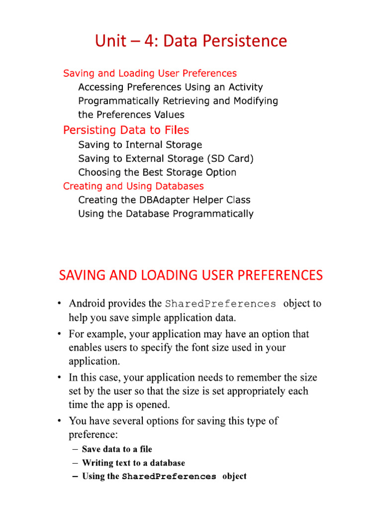 MAD Unit - 4 CSD | PDF