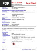 CAT TDTO 30 Safety Data Sheet | PDF