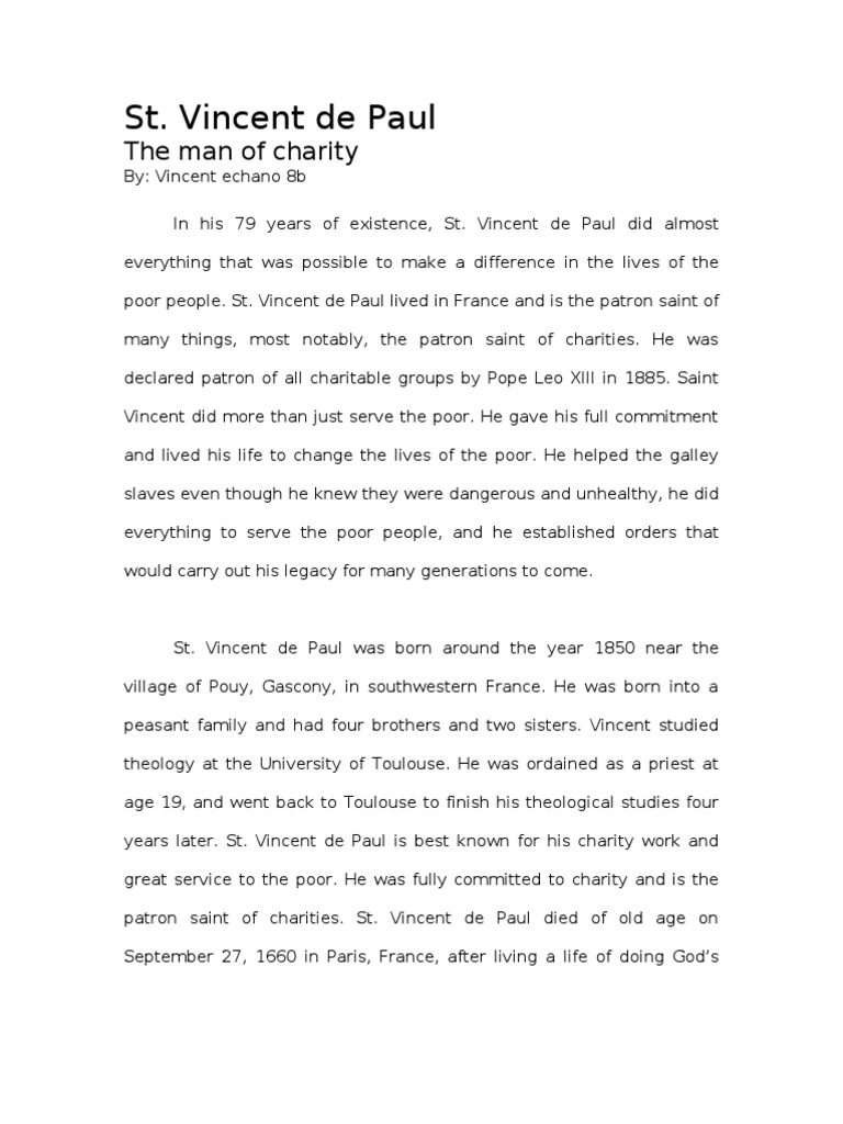 Saint Essay | Download Free PDF | Catholic Church | Society
