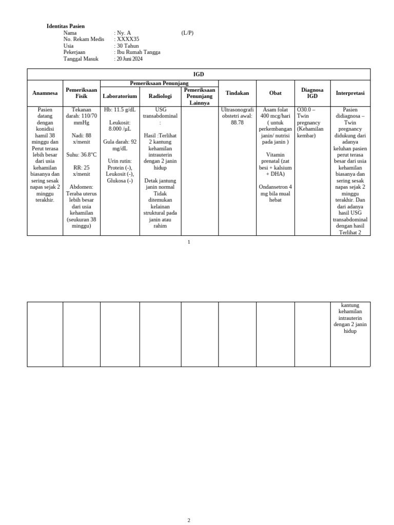 Tabel Koding Multiple | PDF