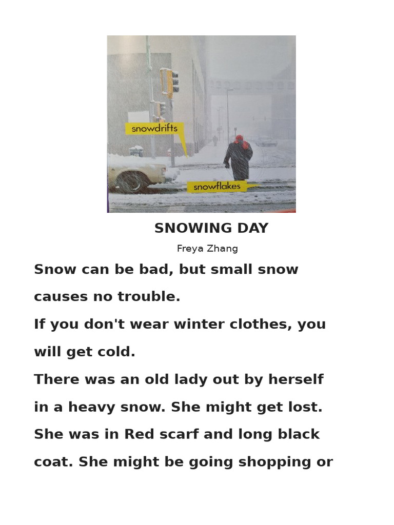 Snowing Day | PDF