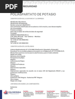 Ficha de Seguridad del Ftalato Ácido de Potasio | PDF | Agua ...