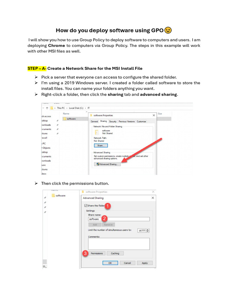 How Do You Deploy Software Using GPO | PDF | Group Policy | Computer Science