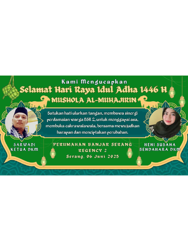 Banner Mushola | PDF