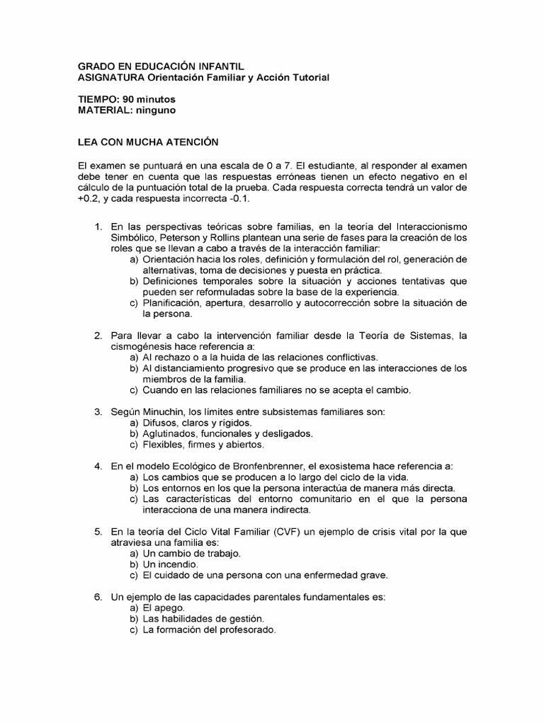 Examen OFAT | PDF