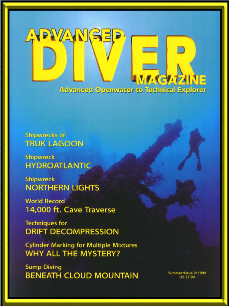 Adm Issue 2 | PDF | Scuba Diving | Underwater Diving