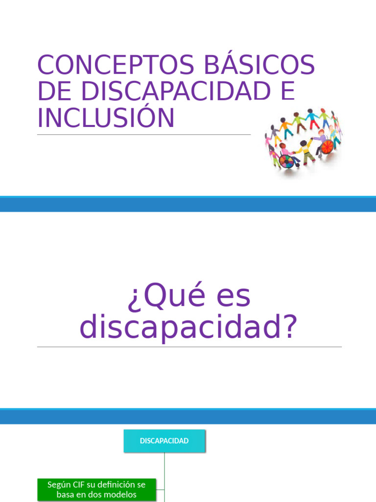 Conceptos Básicos de Discapacidad e Inclusion | PDF | Invalidez ...