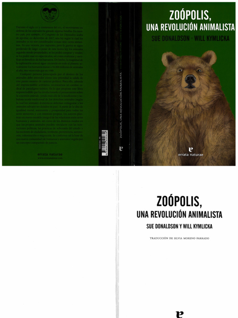 Zoopolis Una Revolucion Animalista | PDF | Ambientalismo | Derechos ...