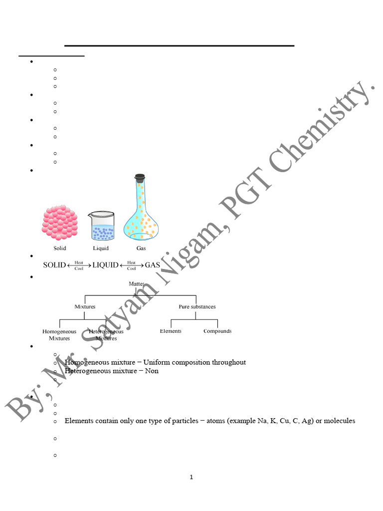 Basic Chemistry Concepts Explained | PDF | Significant Figures | Mole ...