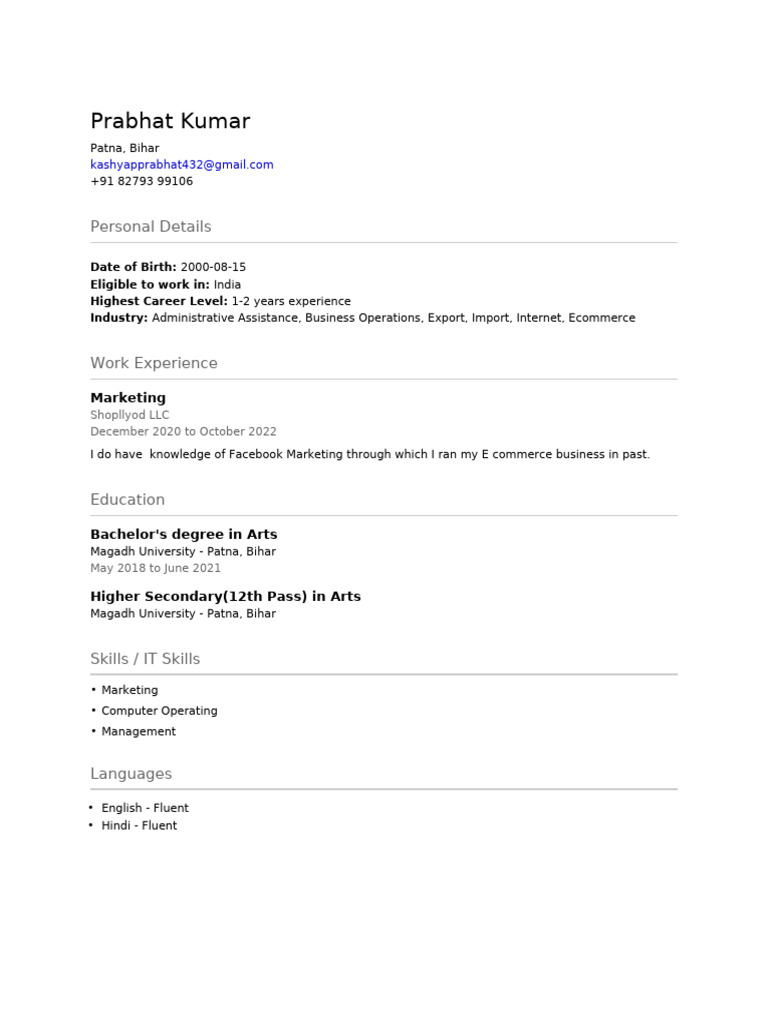 My Resume | PDF
