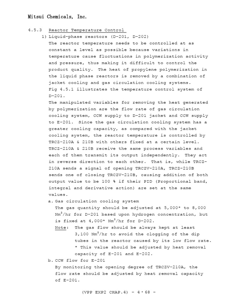 Chapter 4 Process Control | PDF | Chemical Reactor | Gases