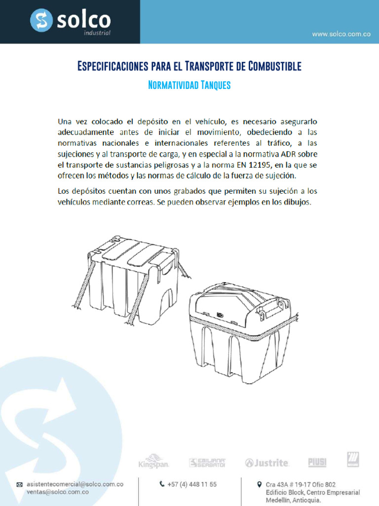 Especificaciones NTC 1692 Transporte Combustible | PDF | Estación de ...