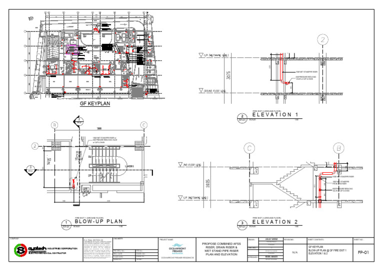 Fp-01 Ground Floor Stair 1 | PDF | Stairs