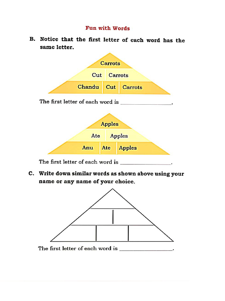English Worksheets Class5 | PDF