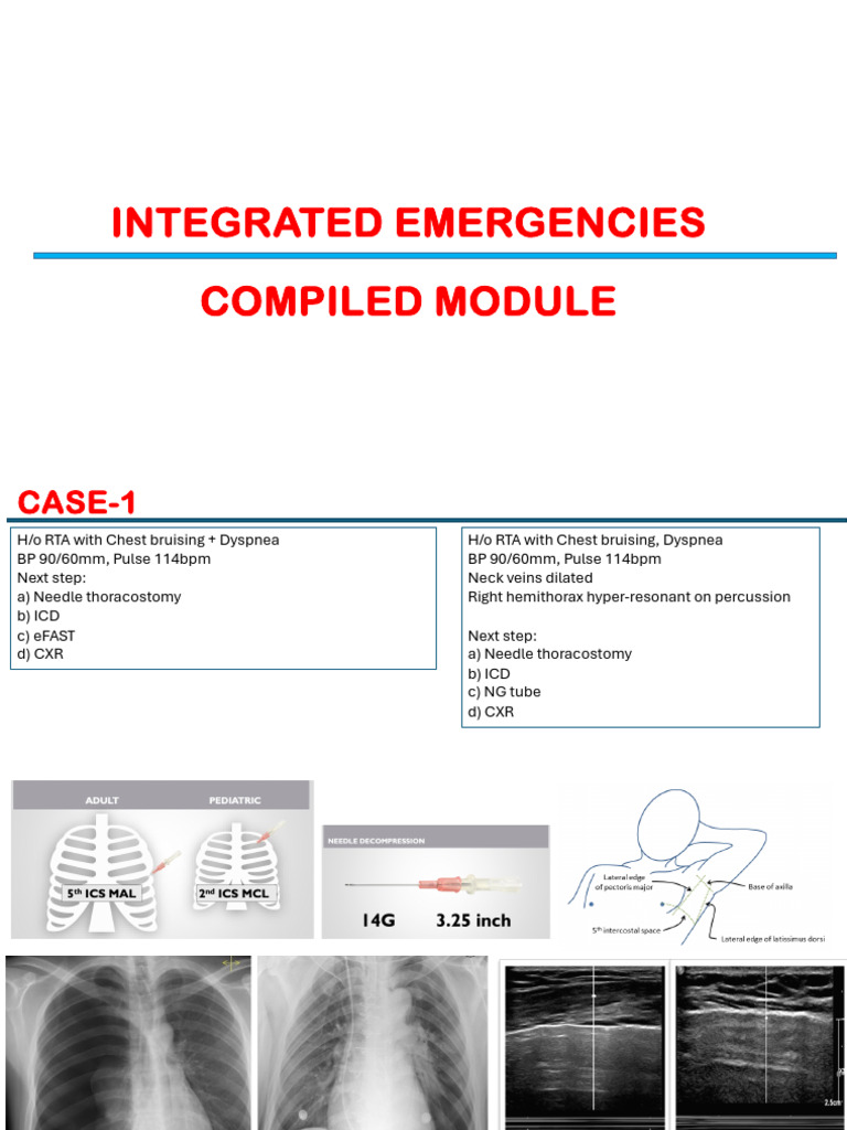 Emergency Case Scenarios and Management | PDF | Chronic Obstructive ...