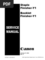 Canon Staple/Booklet Finisher Guide | PDF | Belt (Mechanical ...