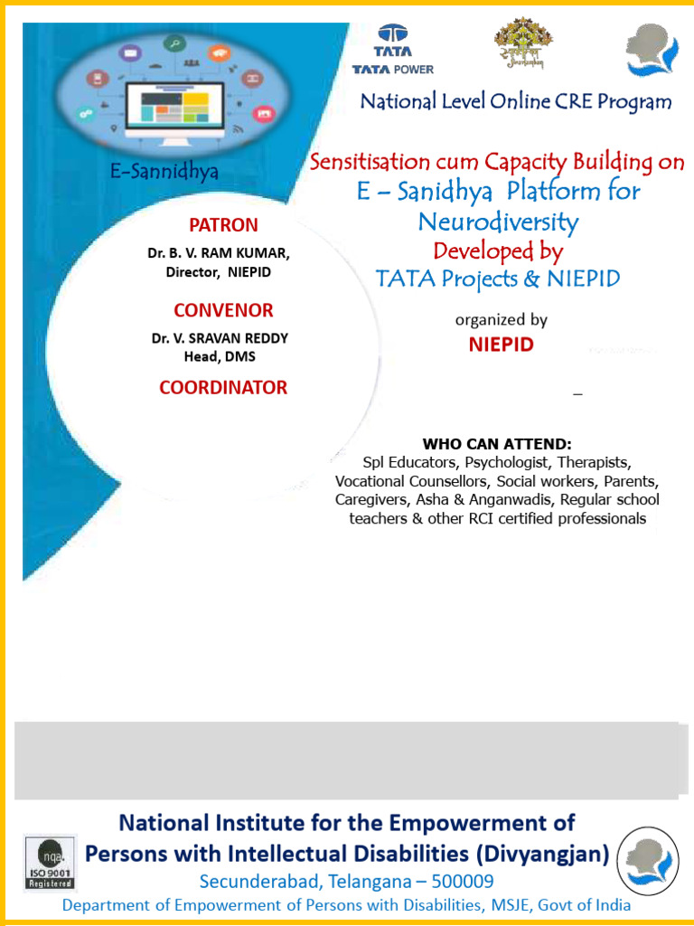 E Sannidhya Training Program Flyer 18.07.2025 | PDF