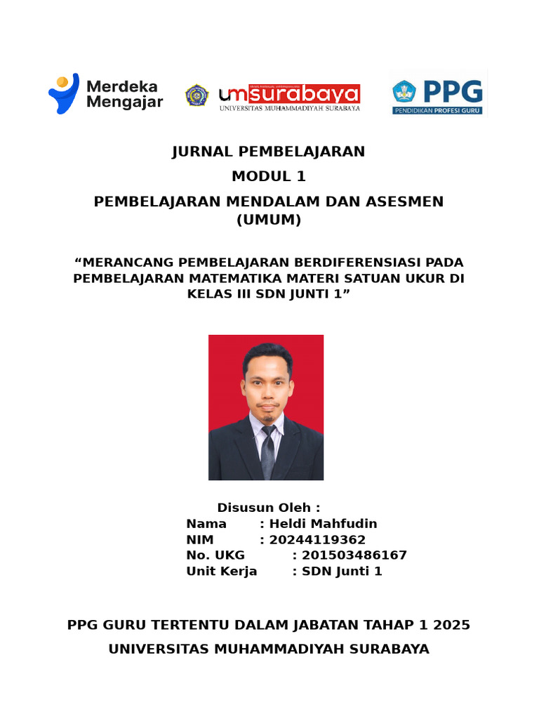 Contoh Cover Jurnal UMS | PDF