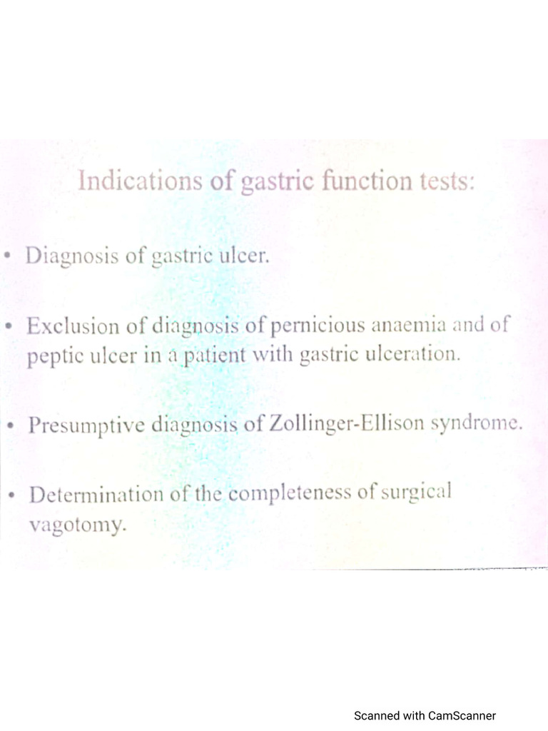 Gastric Acid Test | PDF