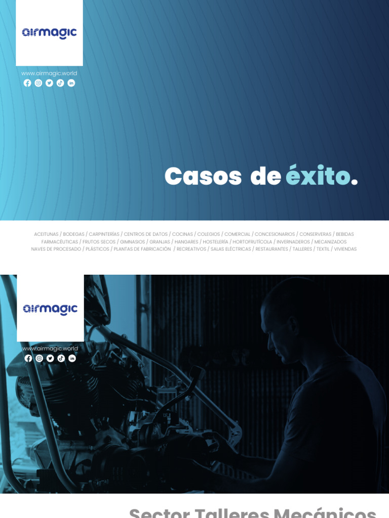 Casos de Éxito-Airmagic - Veh | PDF | Física Aplicada e Interdisciplinaria | Naturaleza