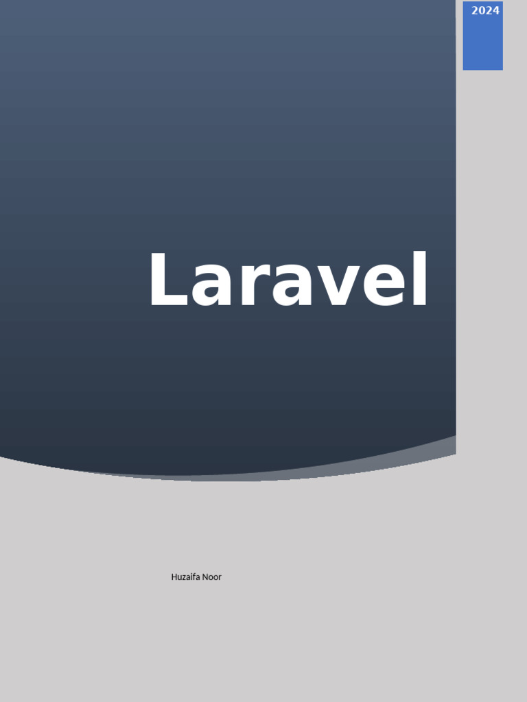 Larvel | PDF | Model–View–Controller | Systems Engineering
