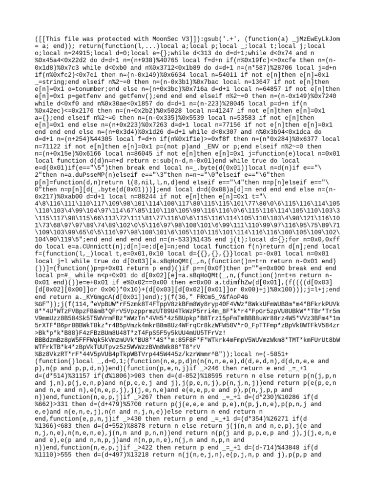 Protected 7777738626641809.lua | PDF