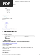 Medtronic - CONCERTO - Embolization Coils | PDF | Helix | Materials
