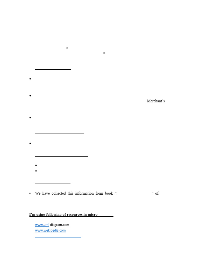 Microproject 4th SEN Proposal | PDF | System | Credit Card