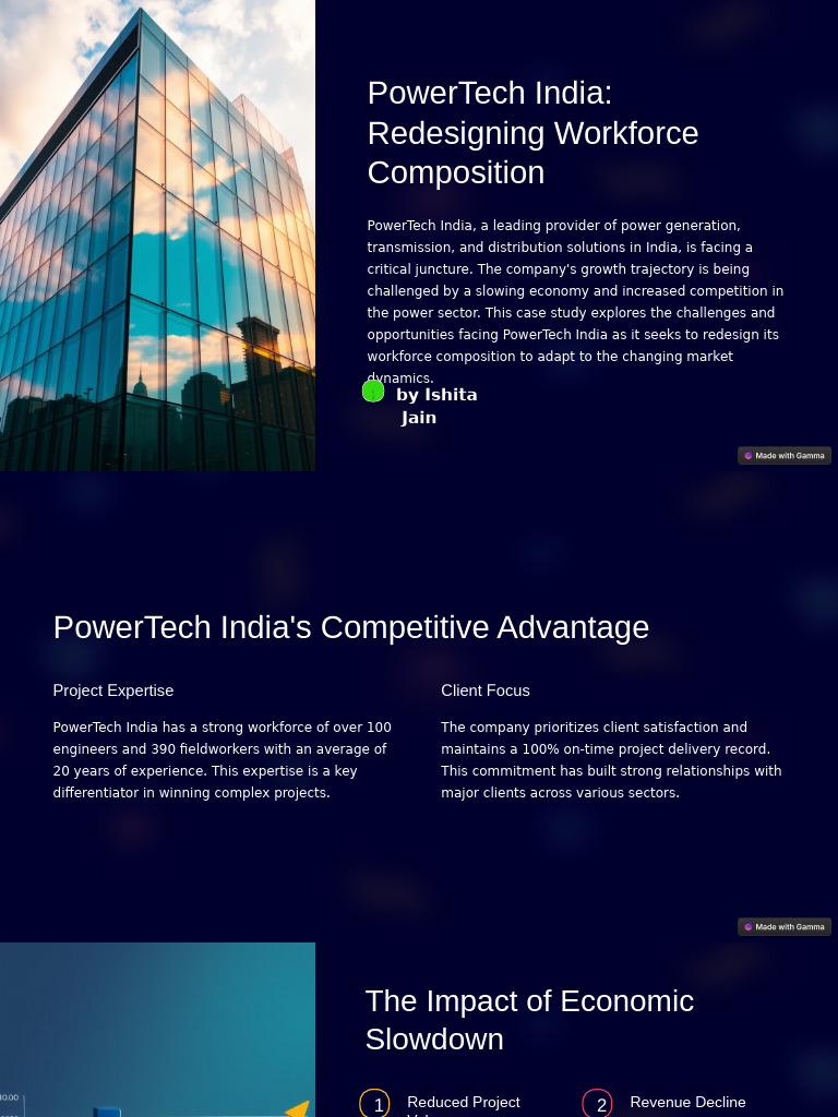 PowerTech India Redesigning Workforce Composition | PDF | Employee Retention | Performance Appraisal