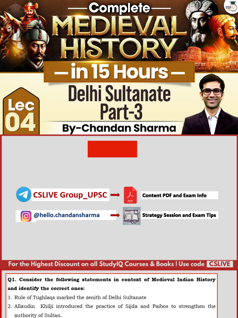 Lecture 4 - Delhi Sultanate | PDF