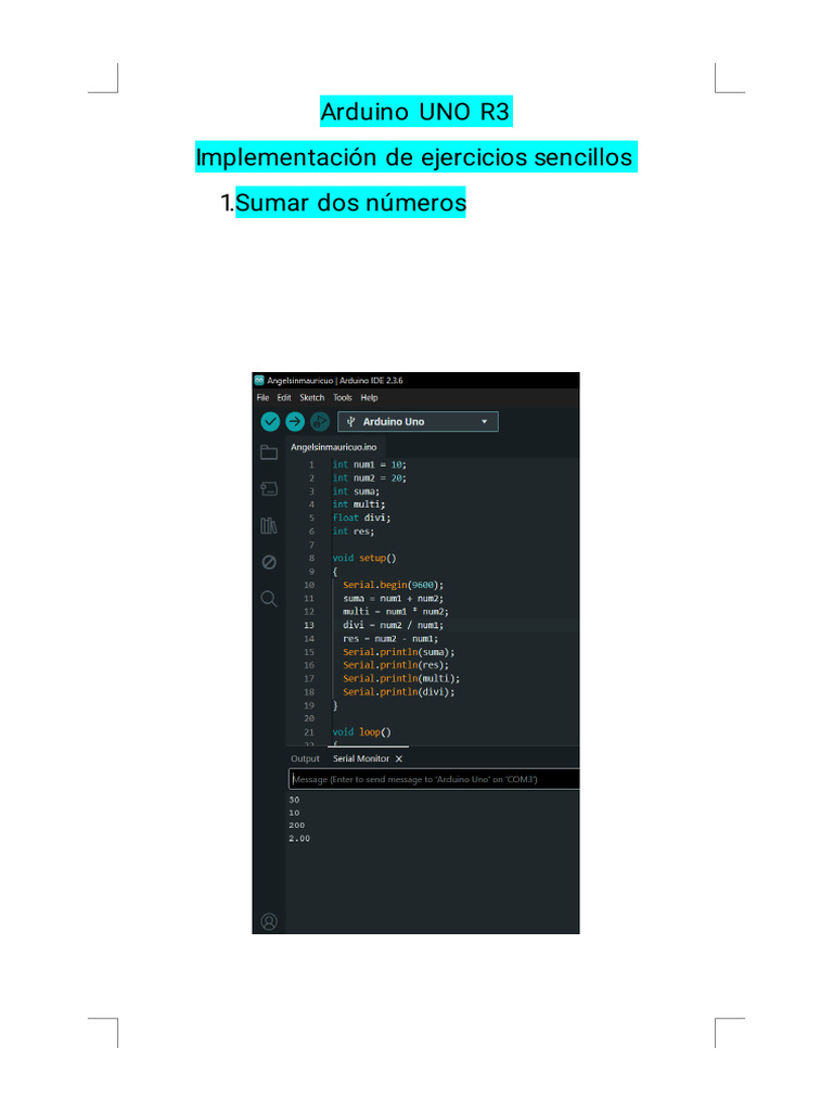 Trabajo Sena Arduino | PDF