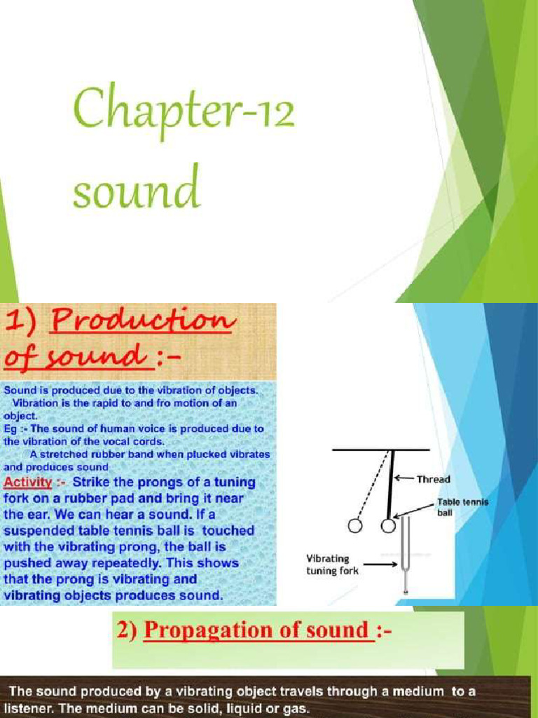 Sound Class 9 Physics | PDF