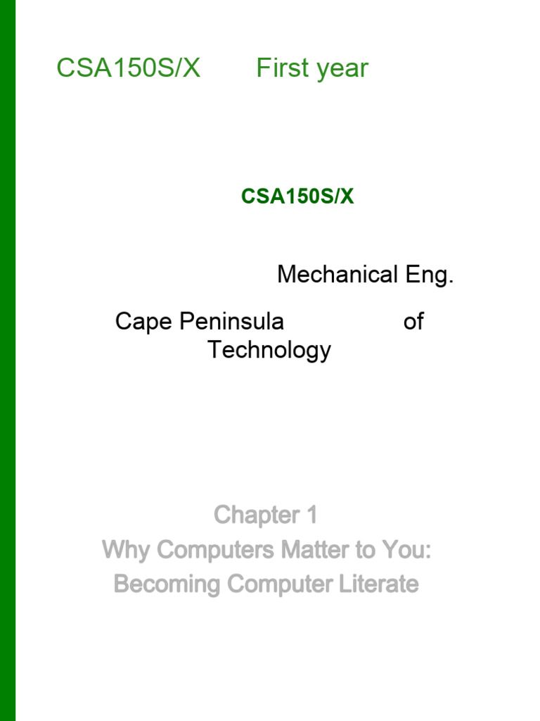 Chapter 1 - Introduction (1) - Updated | PDF | Information Technology ...