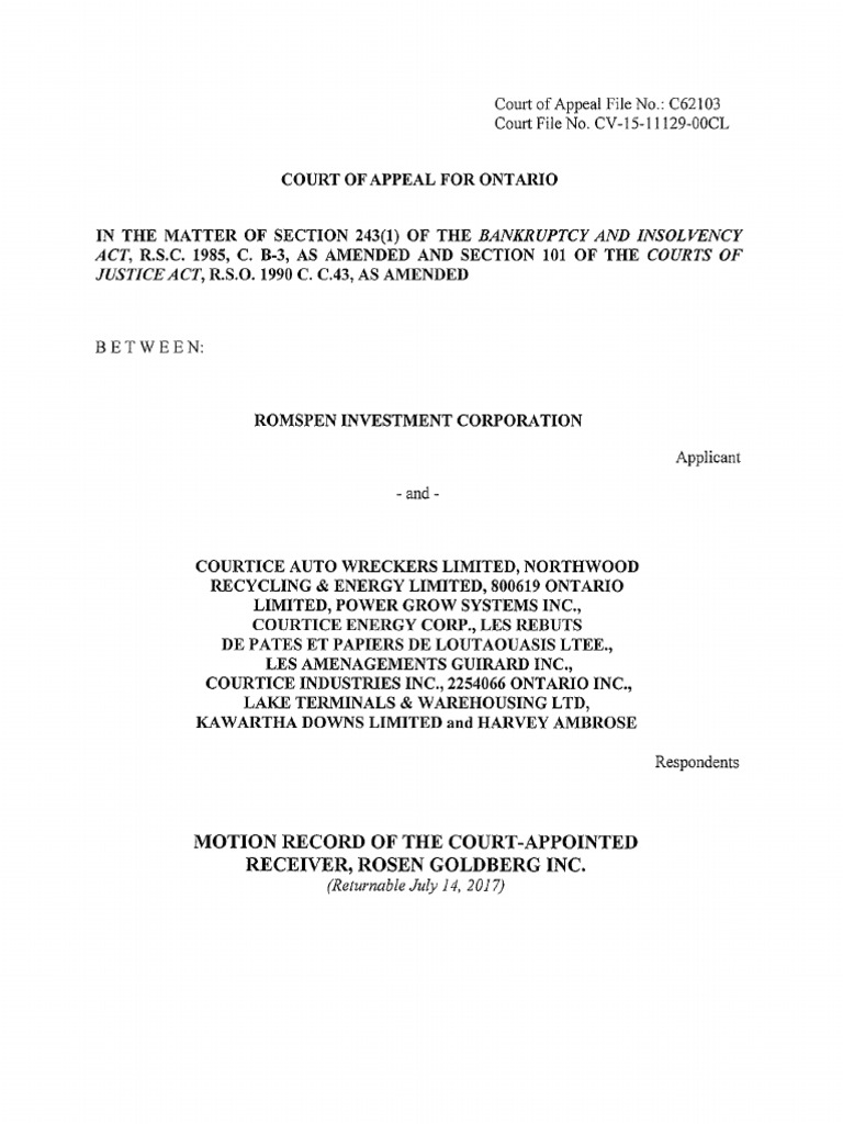 Court of Appeal | PDF