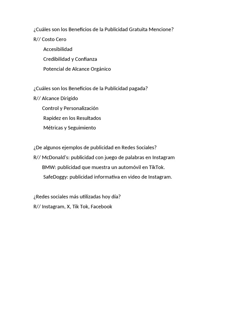 Preguntas Redes Sociales Jessie Meza Expositora | PDF