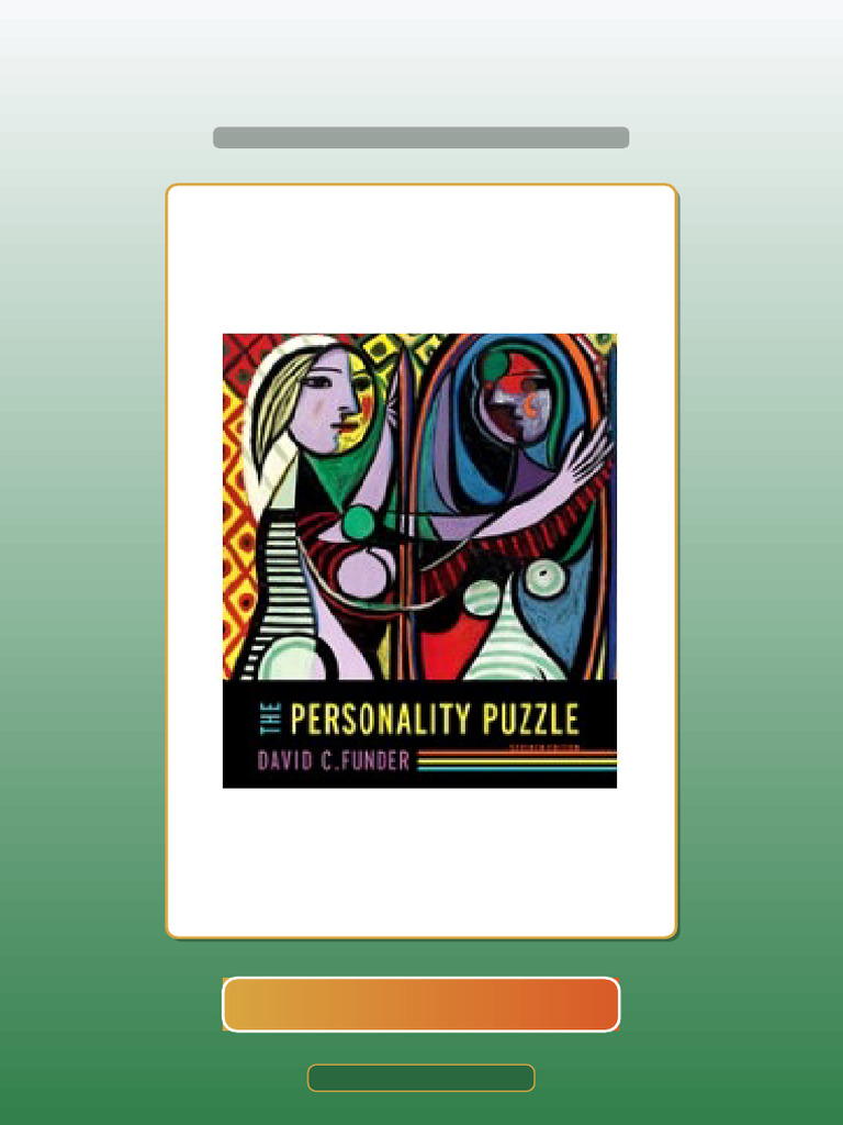 The Personality Puzzle Seventh Edition | PDF | Multiple Choice | Knowledge
