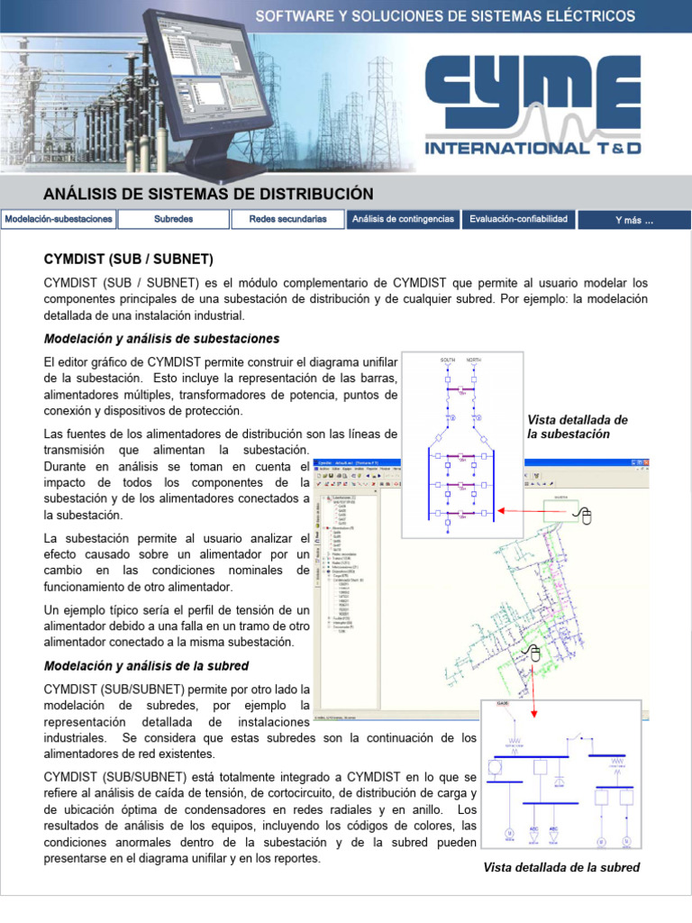 Cymdist Sub Subnet Sna Espanol | PDF | Transformador | Ingeniería ...