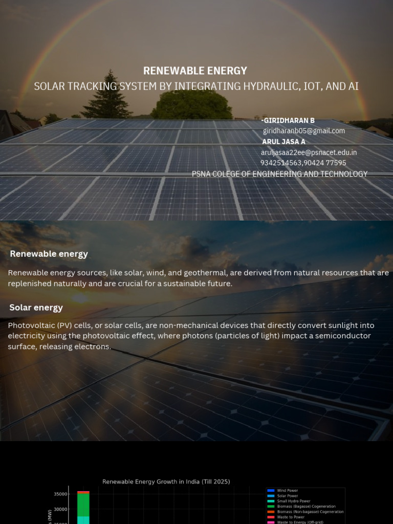 Smart Hydraulic Solar Tracking System | PDF | Photovoltaics | Internet ...