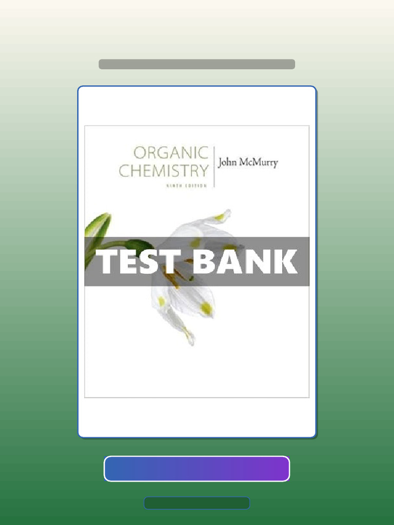 Organic Chemistry 9th Edition McMurry | PDF | Multiple Choice
